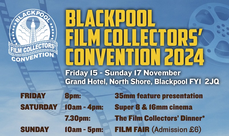 New 2024 Convention Leaflet – Blackpool Film Collectors' Convention